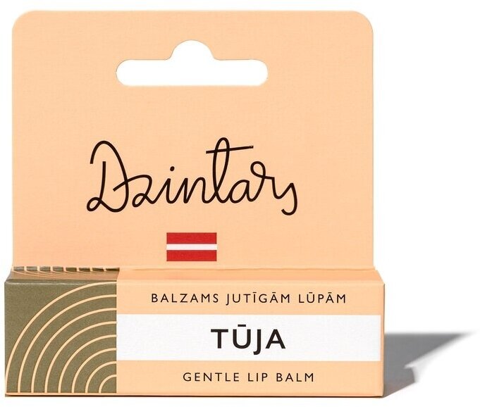 Dzintars Бальзам для чувствительной кожи губ Tuja, 4 г