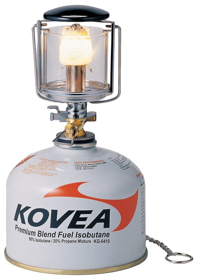 Газовая лампа KOVEА KL-103 "Observer", с пьезоподжигом, белый/оранжевая