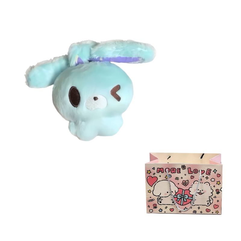 Плюшевый кролик унисекс PANGPANGLONG Long-Eared Knotty Rabbit, успокаивающая игрушка-компаньон