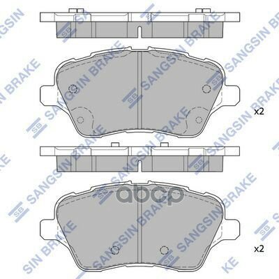 Колодки тормозные Sangsin brake арт. SP1811
