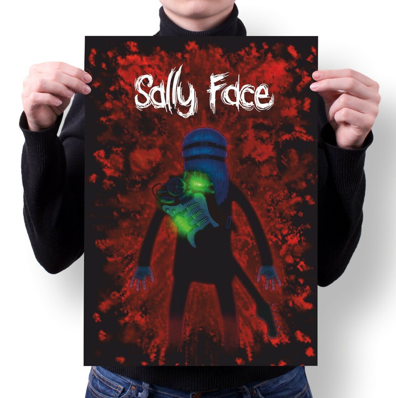 Плакат А3 Принт "Салли Фейс, Sally Face" - 11