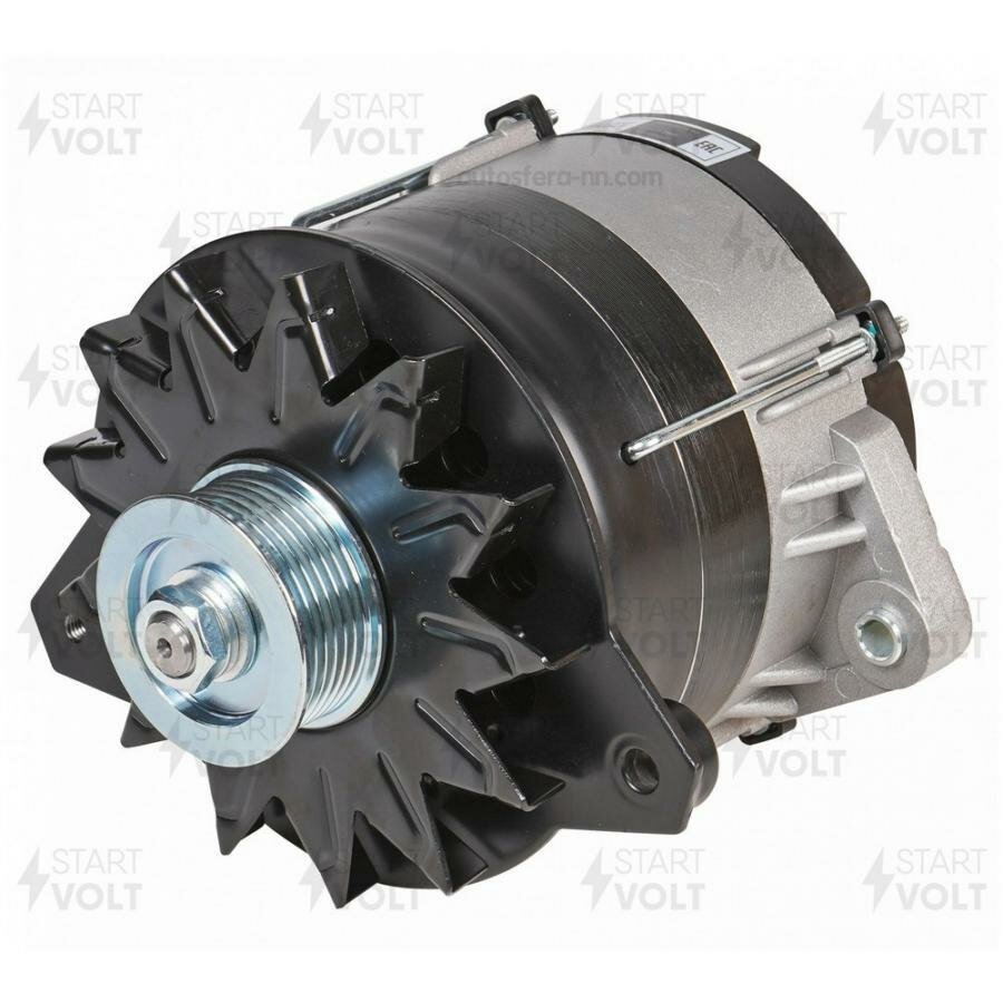 STARTVOLT LG0706 Генератор КАМАЗ Евро-2 поликлиновый шкив с кронштейном крепления (80A) (LG 0706)