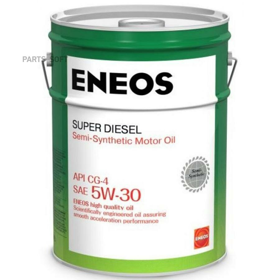 Eneos super diesel 5w30 (20l) масло моторн! полусинт.\api cg-4