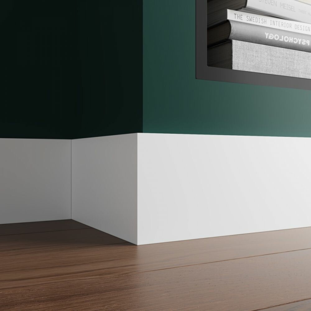 Профиль Ultrawood BO 4112 p ( Белый-Крашенный) Д2000хВ108хТ12 мм / Ультравуд.