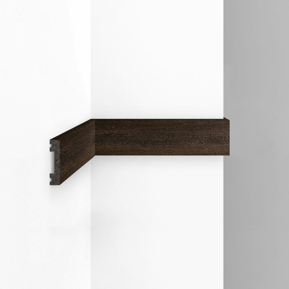 Молдинг Гладкий Decomaster D162-438ДМ В41хШ10х2900 мм / Декомастер.