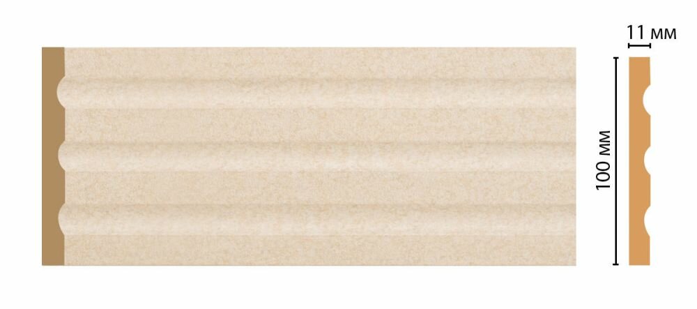 Пилястра Decomaster D201-18DДМ В100хШ11хД2400 мм / Декомастер.