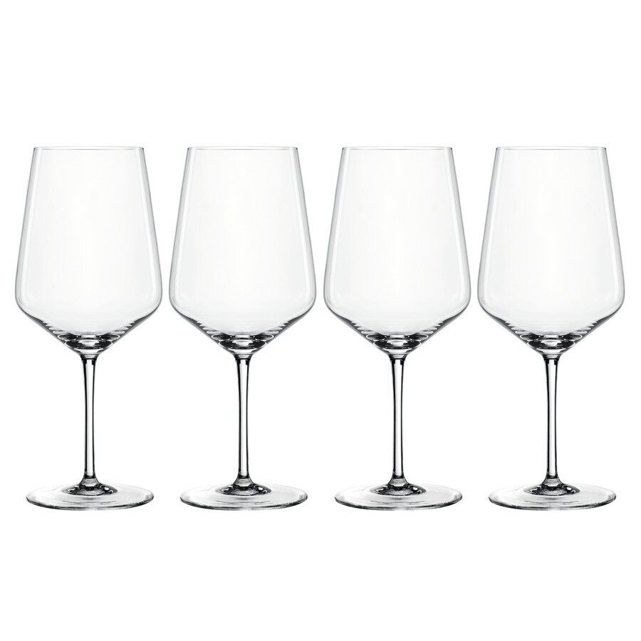 Набор бокалов с трубочками и щеткой Nachtmann TASTES GOOD 630 мл, 4 шт, стекло хрустальное