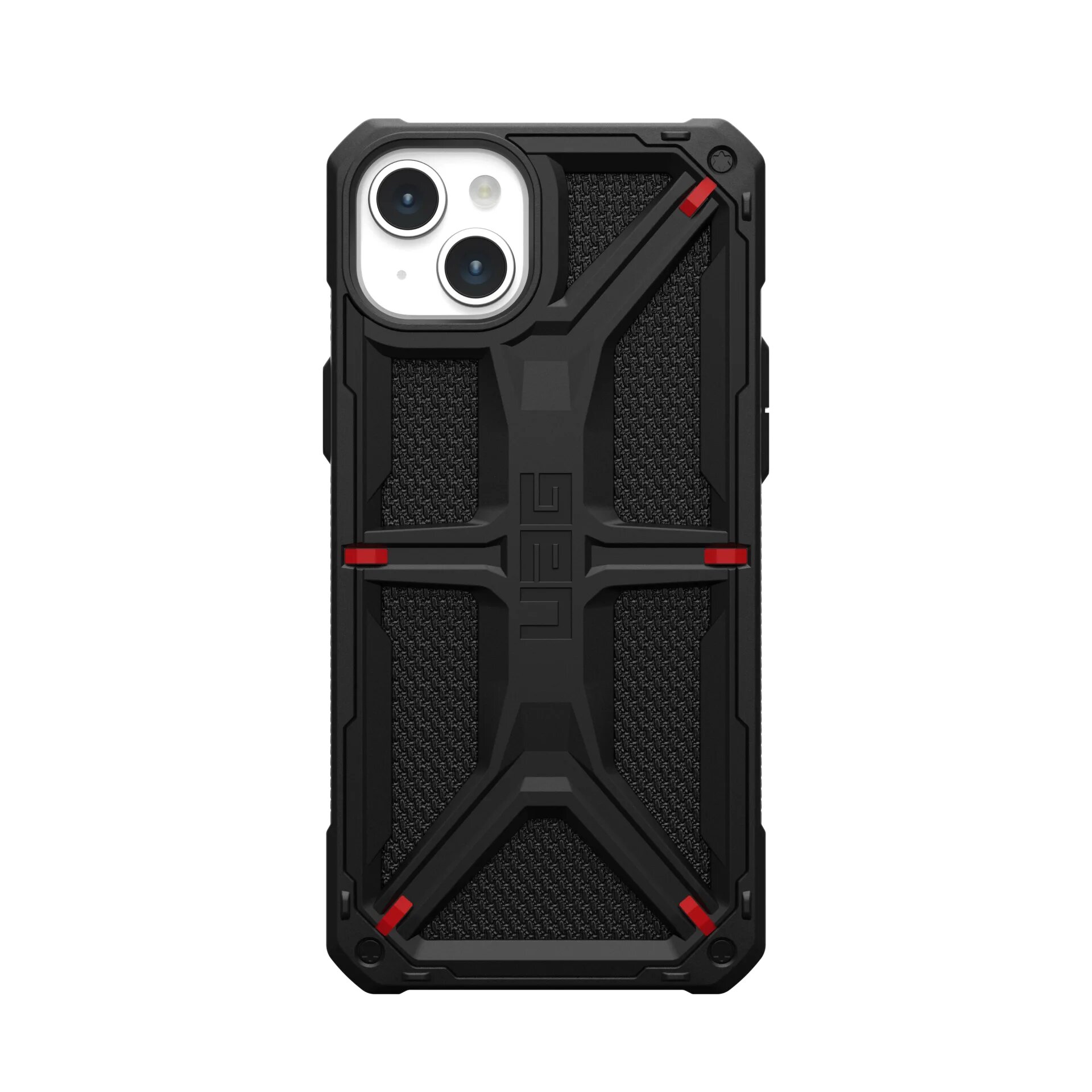 Чехол Uag Monarch для iPhone 15 Plus 6.7", цвет черный (Kevlar-Black)