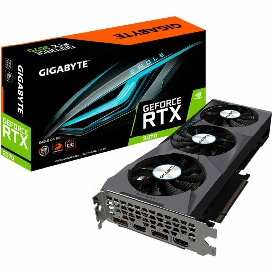 Видеокарта Gigabyte GeForce RTX 3070 EAGLE OC 2.0 8G