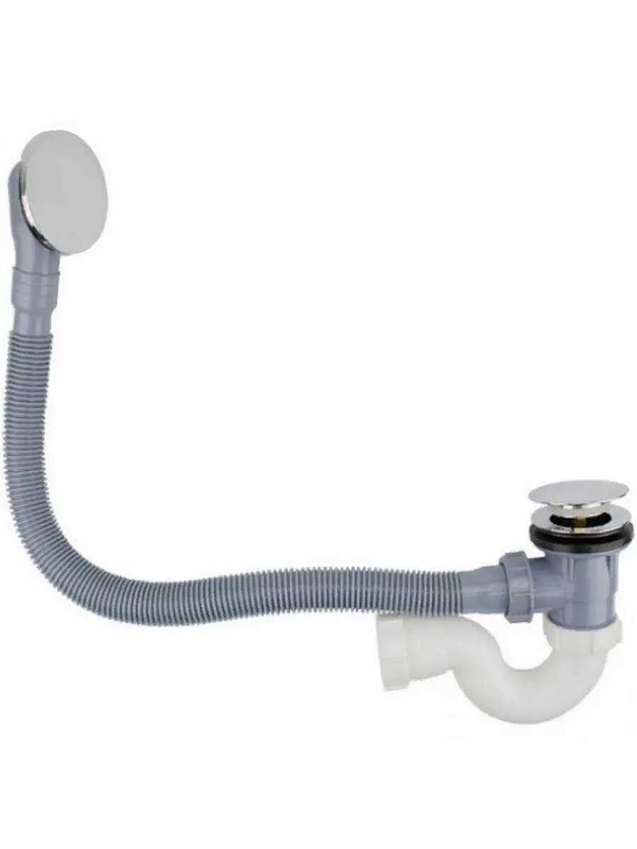 Слив-перелив Frap F68-2, для ванны, с автоматическим затвором click-clack