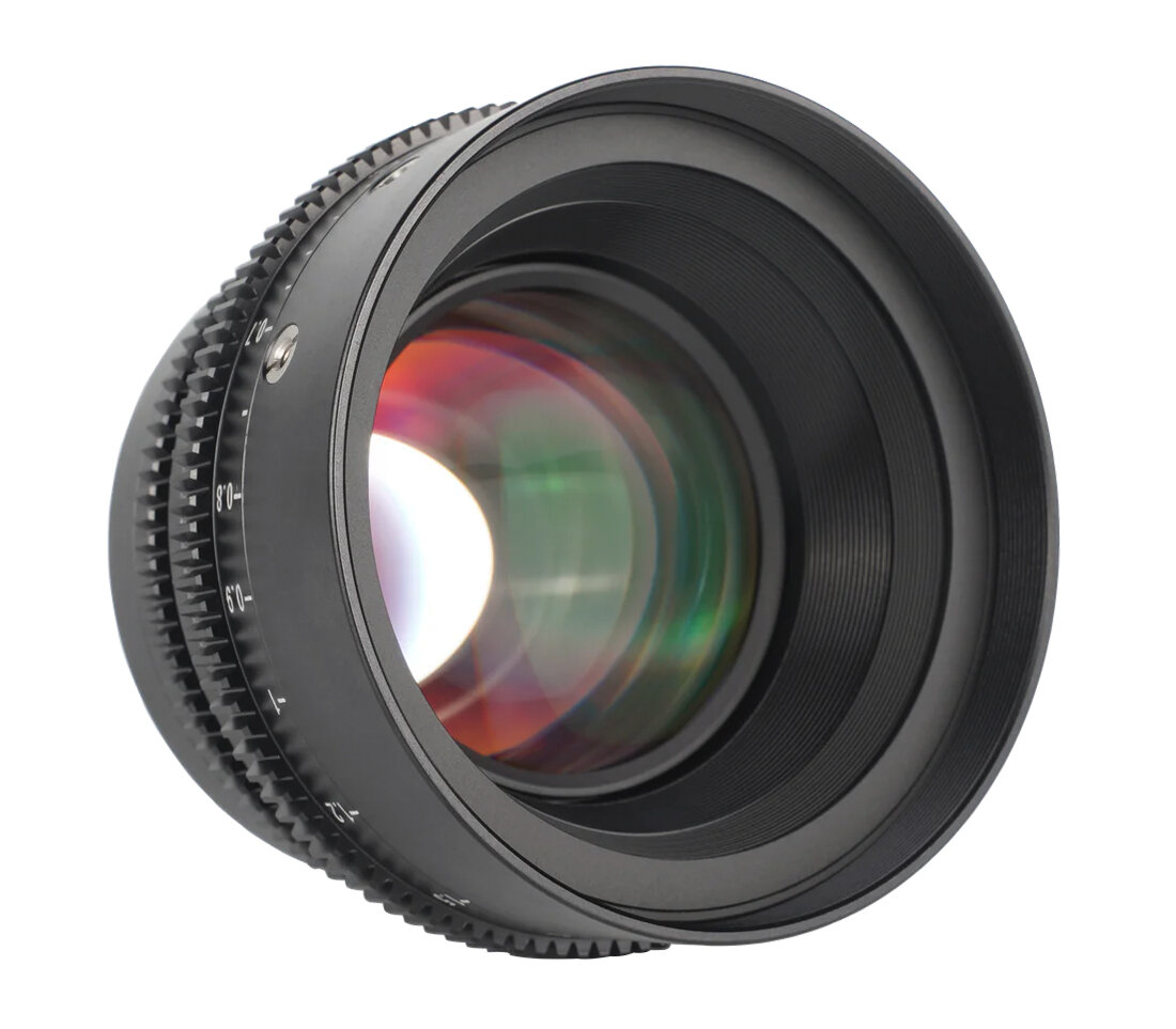 Объектив 7Artisans 50mm T1.05 байонет Sony E, стандартный, черный — фото 1