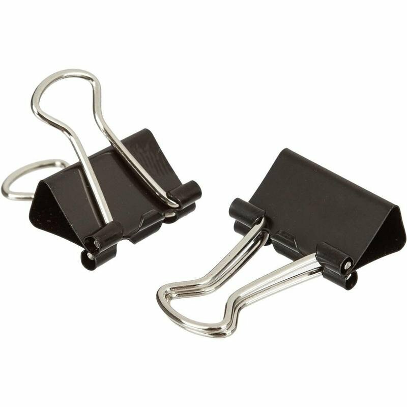 Зажимы для бумаг Attache 15 мм черные (12 штук в коробке), 509177