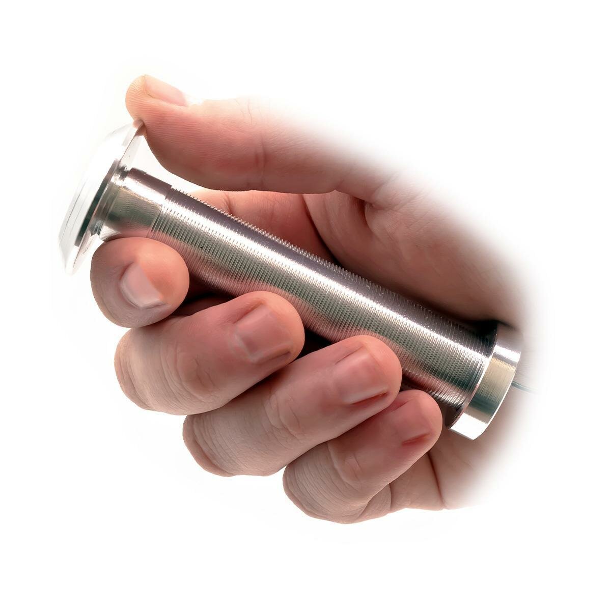 Видеоглазок с записью на внутреннюю память по движению i-Home HQ(5-32)-Tuya (Q25089HQX) в виде обычного. Невидимая ИК подсветка - видит в полной тем