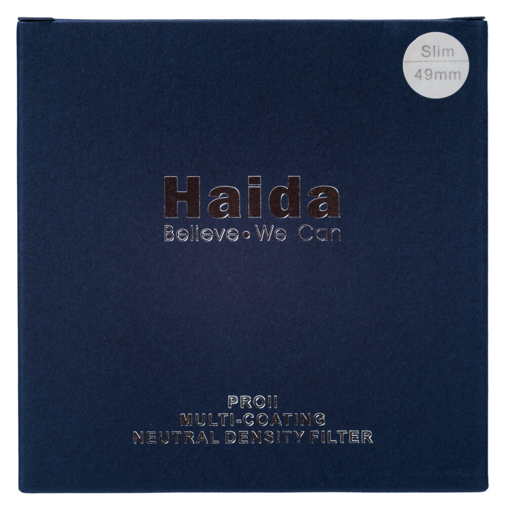 Светофильтр нейтрально-серый Haida Slim PRO II MC ND0.9 (8x) 49mm