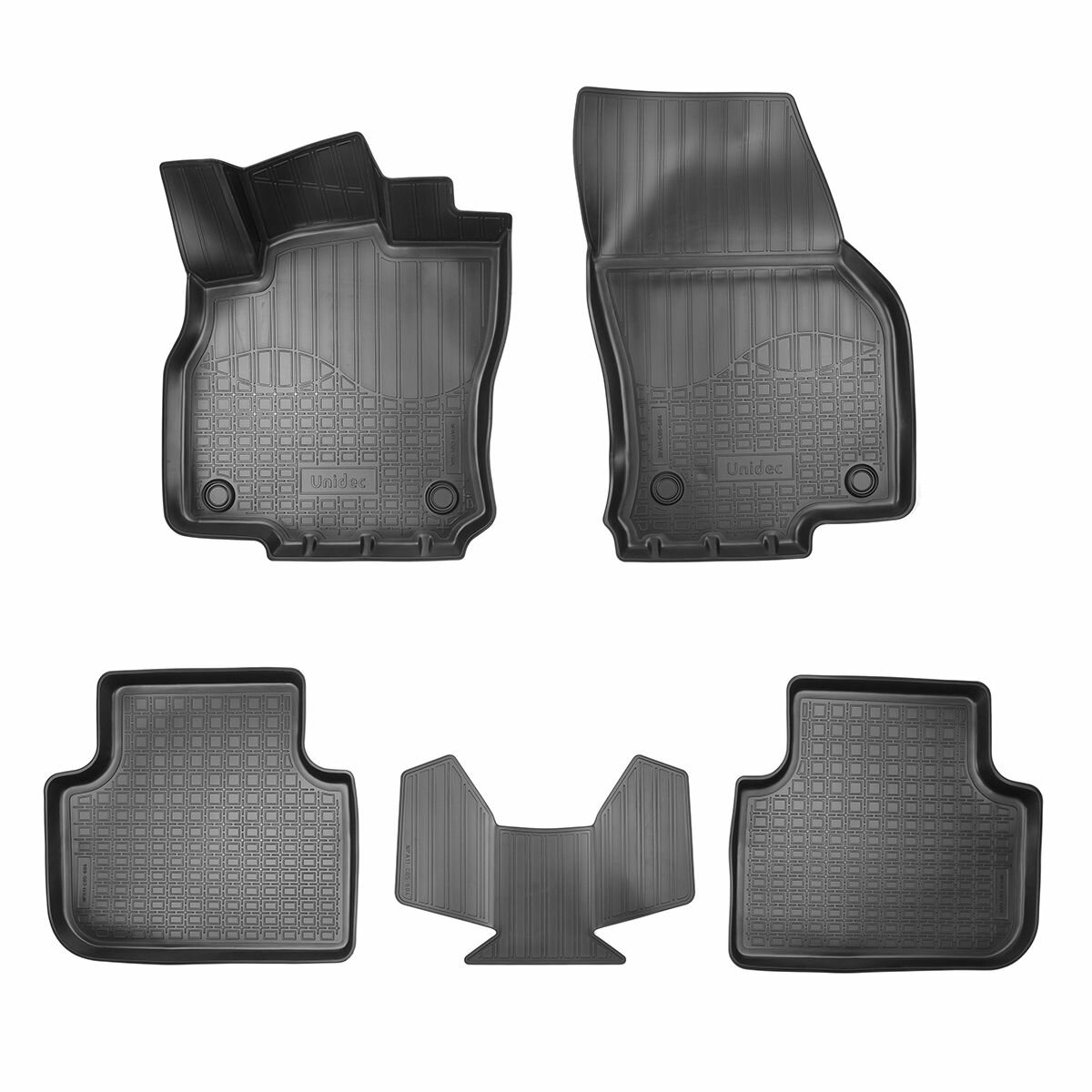 Ковры в салон Norplast/Unidec для Audi Q3 II в кузове F3 (2018-), Черный, арт. NPA11-C05-604 (Черный)