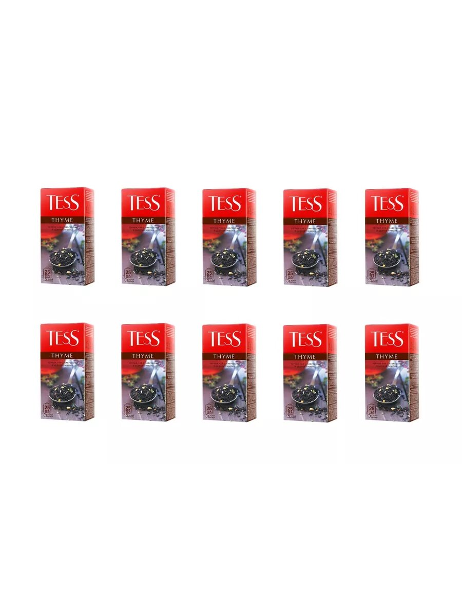 Чай Tess Thyme чёрный 10шт по 25пак