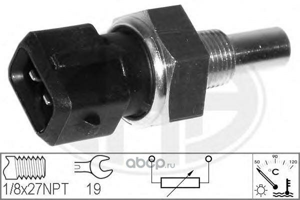 Датчик температуры охлаждающей жидкости ford escort/focus i/mondeo i/ii /2pin,1/8x27nptf era 330125