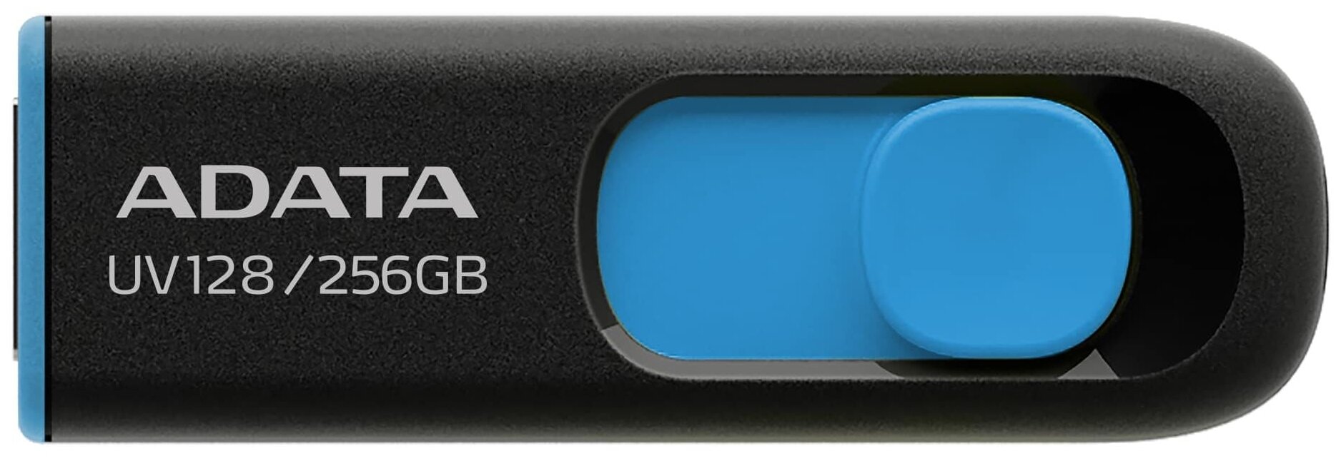Флеш Диск A-Data 256Gb DashDrive UV128 AUV128-256G-RBE USB3.0 черный/синий