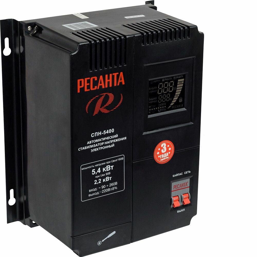 Стабилизатор настенный Ресанта 5,4 кВА