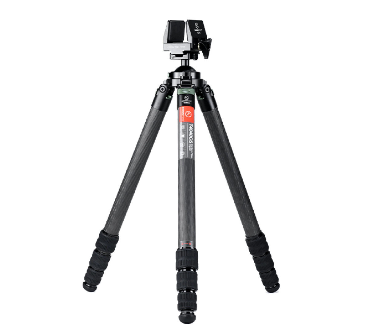 Штатив Sunwayfoto T4040Cs-D Carbon С Зажимом Sm-76 Под Ложе