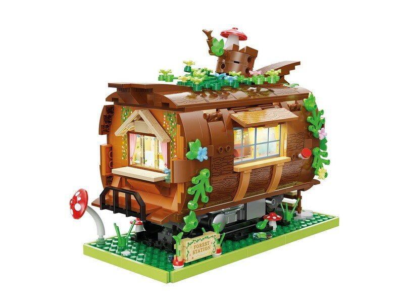 Конструктор CaDA лесной вагончик (737 деталей)