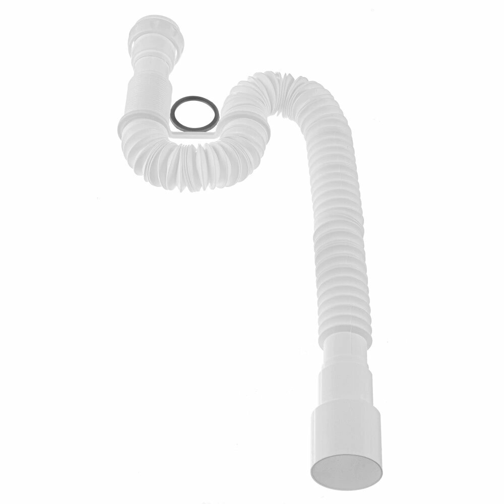 Гибкая труба VIANT 1 1/2х40/50 мм 800 мм с хомутом жесткости