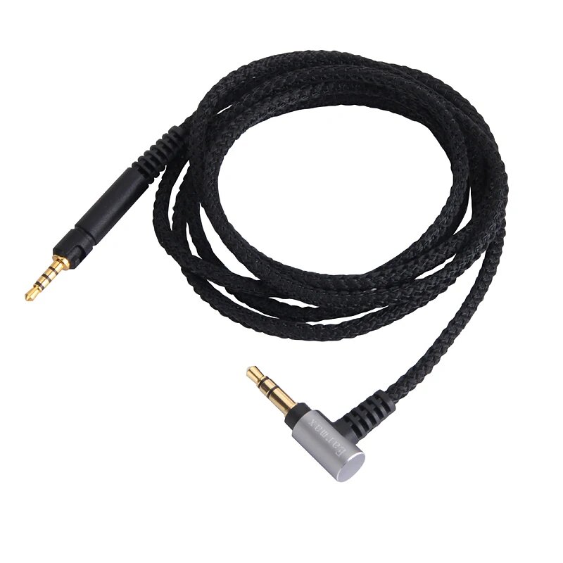Earmax Нейлоновый кабель для наушников Sennheiser 3.5 мм / 2.5 мм black 120cm 4ft