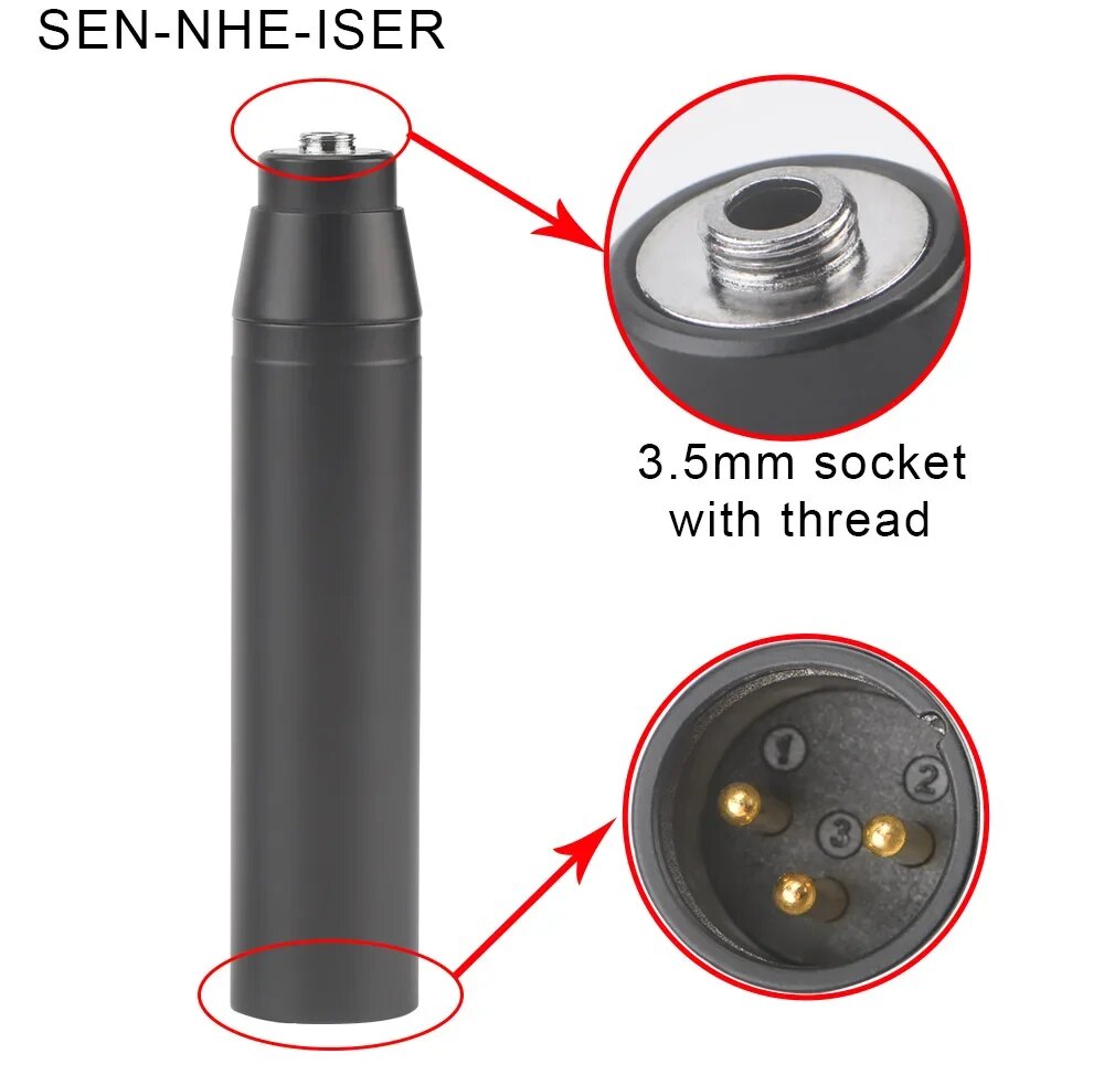 Адаптер фантомного питания SEN-NHE-ISER 3.5mm