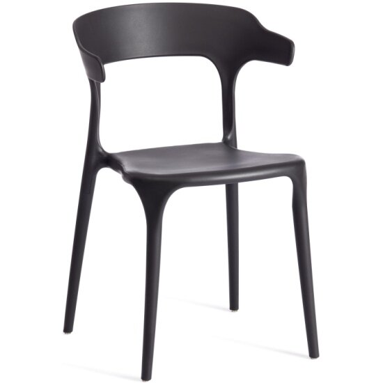 Комплект стульев Tetchair TON 4 шт (mod. PC33) пластик, 48 x 48 x 74 см, черный (Black 3010)