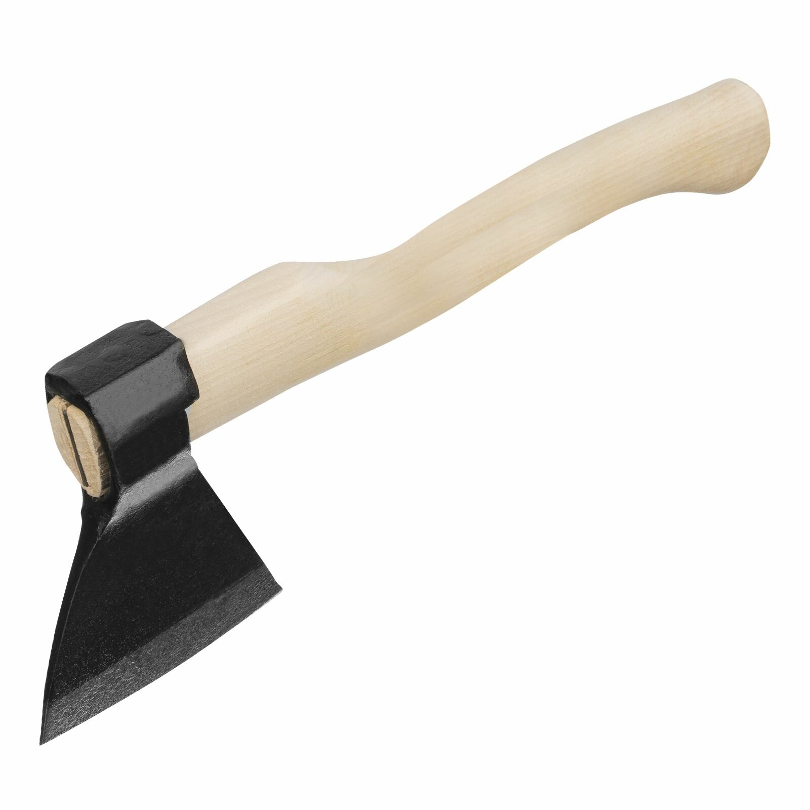 Топор кованый, в сборе, 680/980 г, деревянное топорище, 400 мм, А , 21689