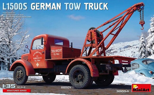 38054 MiniArt Автомобиль L1500S German Tow Truck 1/35