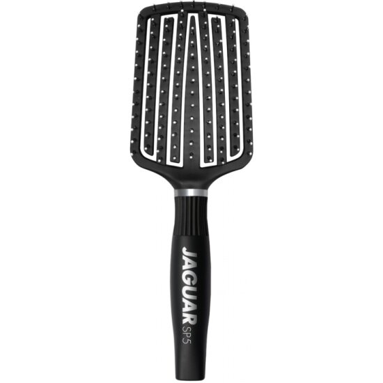 Щетка для волос Jaguar. JAGUAR SP5 туннельная, черная, c антистатическим эффектом