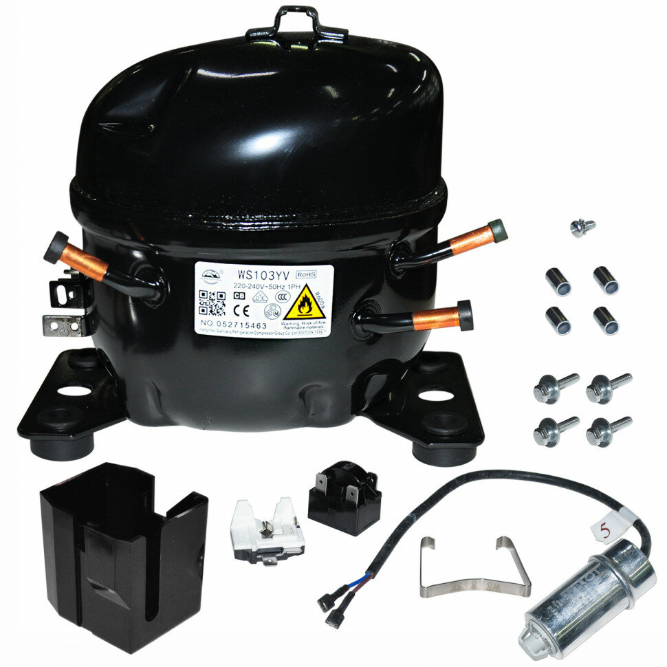 Компрессор Wansheng WS103YV (R-600а 180w/-23.3C) WS103YV