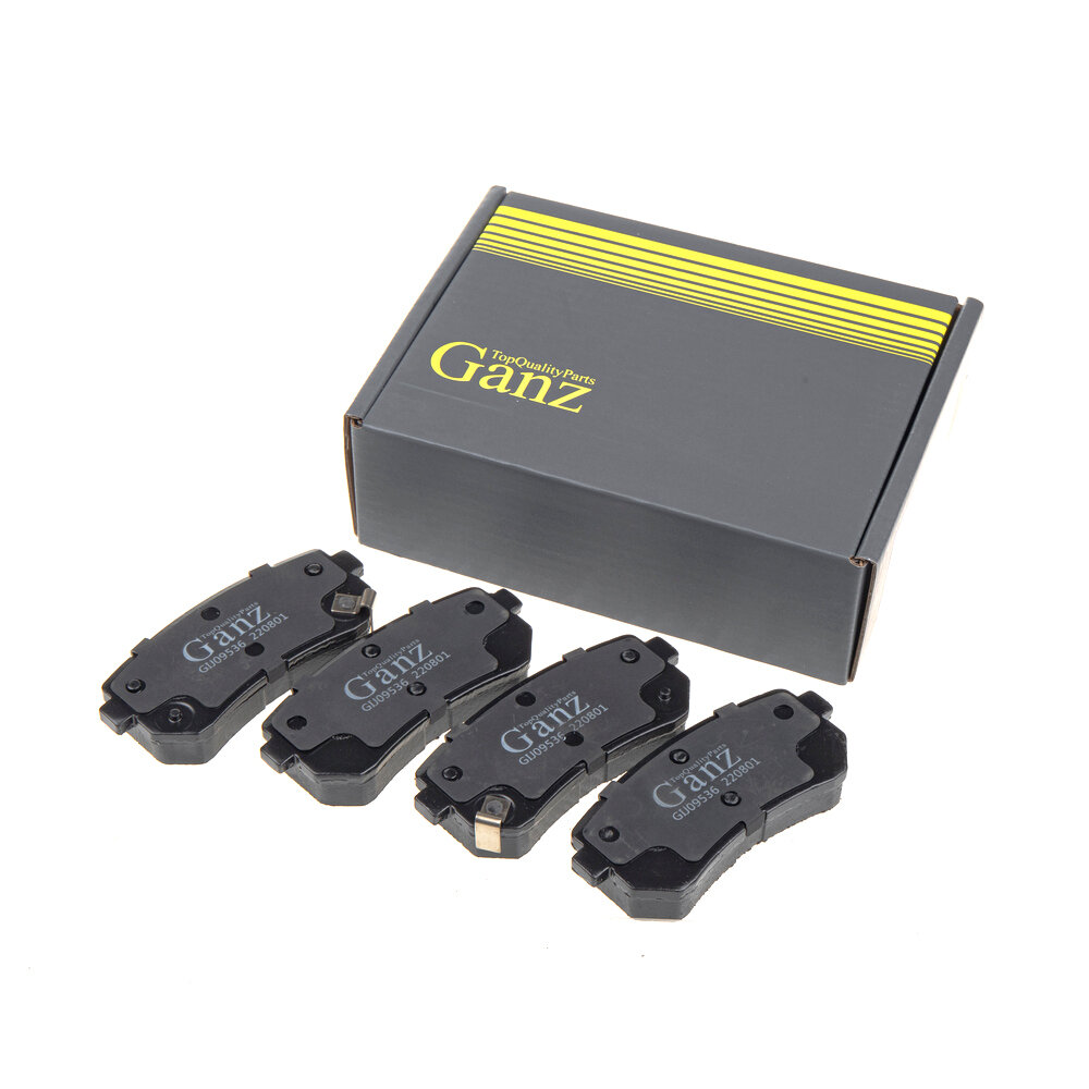 Колодки GANZ задние KIA PICANTO BA1.0, 1.1 04- Арт: GIJ09536