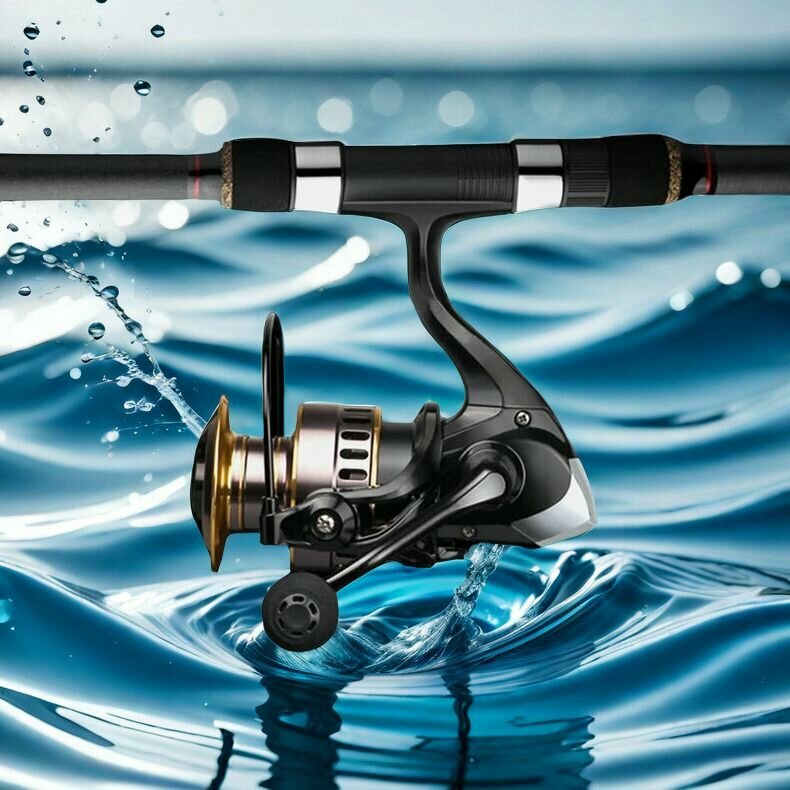 Металлическая Катушка Для Рыбалки H5000/ Катушка Для Спиннинга, Удочки, Фидера / 12+1 Подшипников