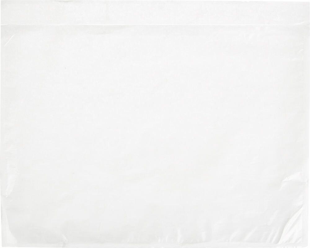 Пакет упаковочный DocuFIX для документов, из прозрачного полиэтилена, 325х235+25 мм, стрип, 500 шт