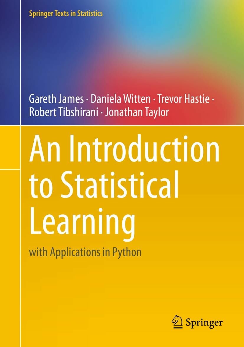 An Introduction to Statistical Learning: with Applications in Python，печатная книга переиздания