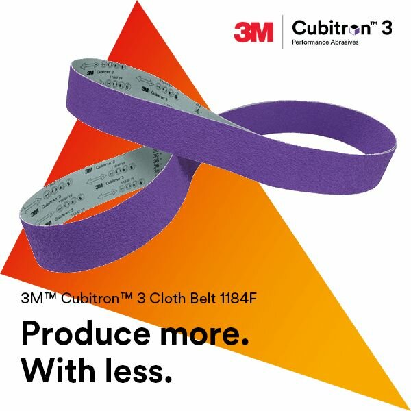 Лента шлифовальная 1184F Кубитрон III P36+ 50 мм * 610 мм (1 шт.)