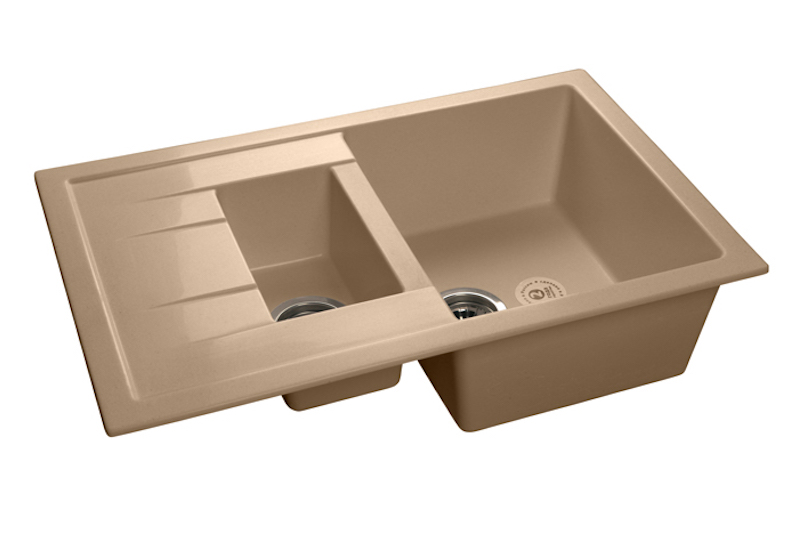 Кухонная мойка GranFest Quadro GF-Q775KL топаз мрамор