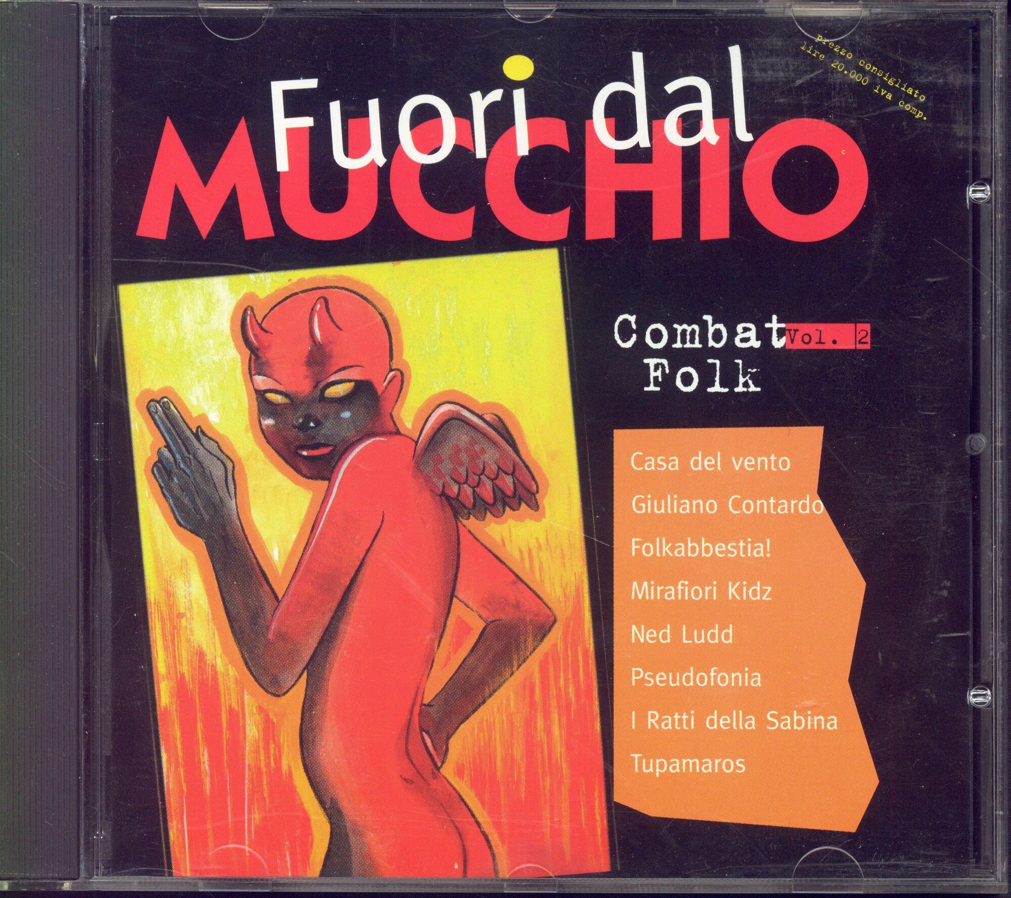Fuori Dal Mucchio Vol. 2 - Combat Folk (Compilation, Italy, Larione,10 LAR FDM 1112-2, 2000) CD