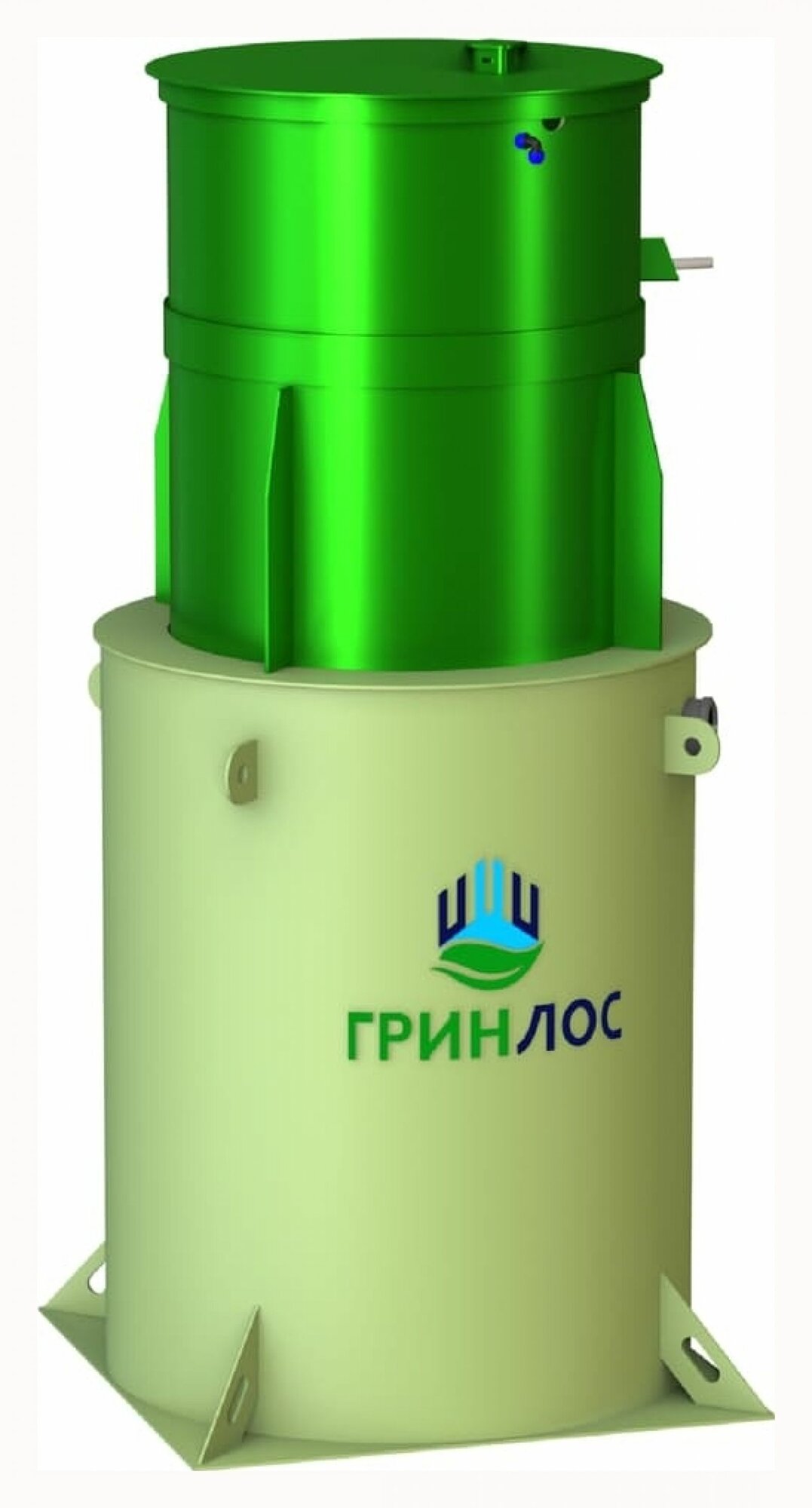 Септик для дома гринлос Аэро 5 Пр Лонг (1 м3/сут, с насосом, на 5 человек)