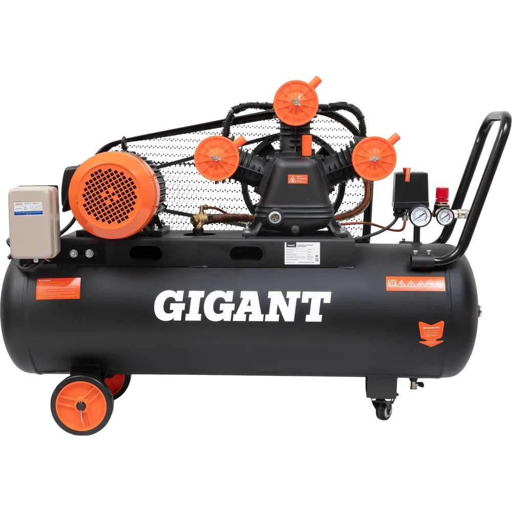 Ременной компрессор Gigant BCW-100/670, для подачи сжатого воздуха в различных отраслях промышленности