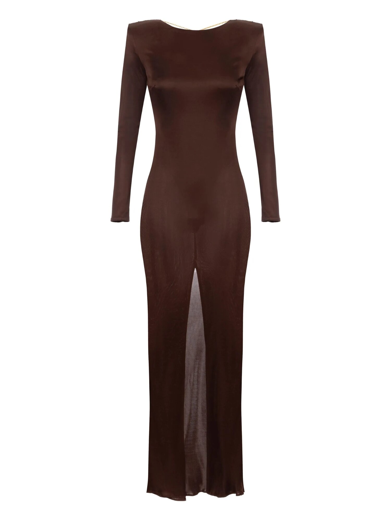 Платье Платье макси с круглым вырезом