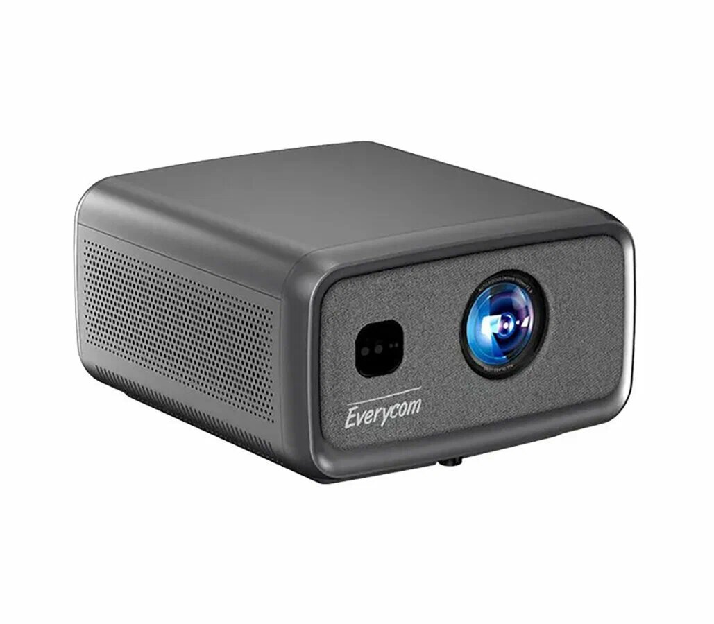 Проектор Everycom E25, LED, HDR, Android, 1920х1080, Full HD, черный