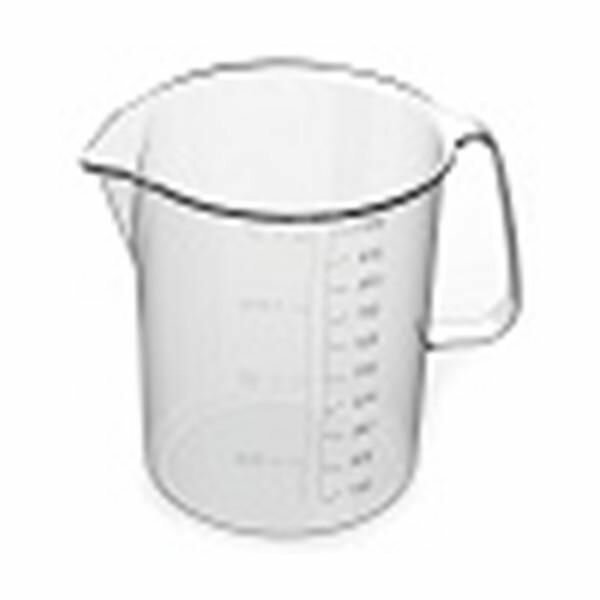 Мерная кружка Бытпласт пластик, 1 л, бесцветная