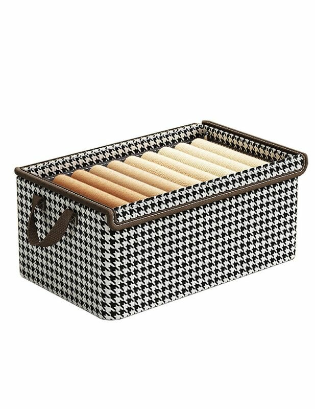 Коробка для хранения, Большой складной контейнер с крышкой, стальной каркас