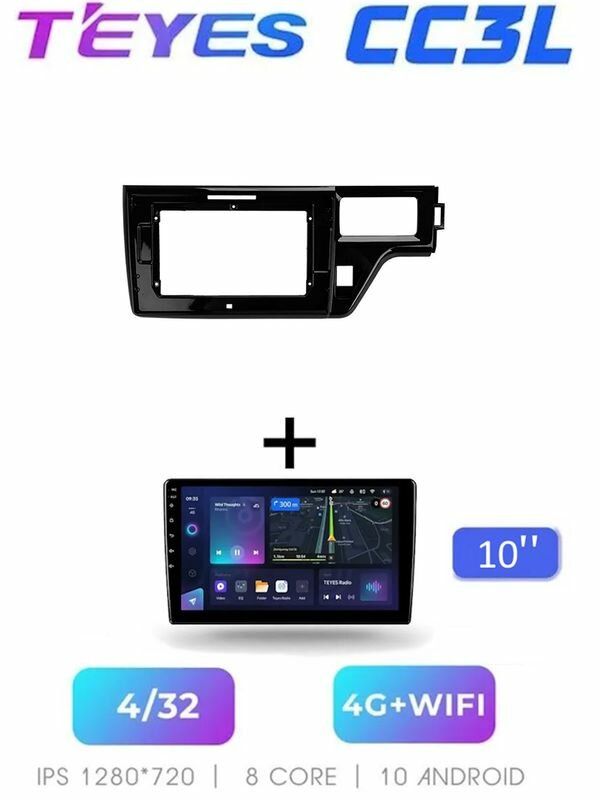 Магнитола Teyes CC3L 4/32 Gb Honda Stepwgn 5 2015-2021 Правый руль
