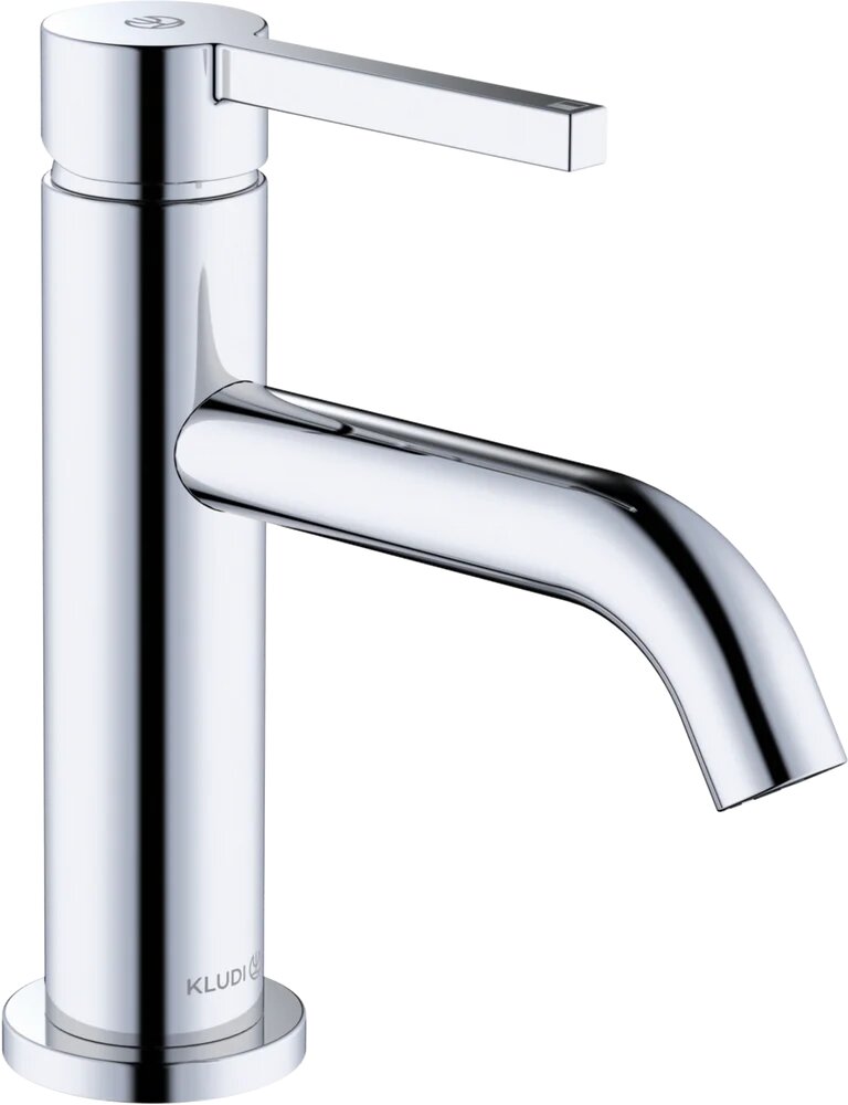 Смеситель для раковины Kludi Nova Fonte Pura 200280515 хром, глянцевый, кран для ванной в раковину, из латуни, рычажный, с керамическим картриджем