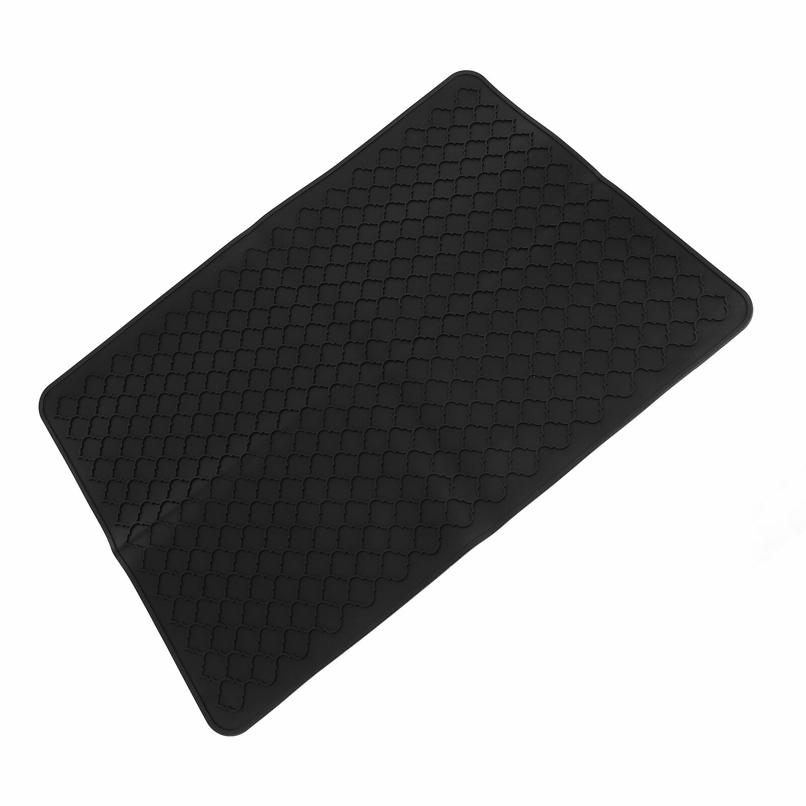 Крышка для плитки из силикона размером 70,5 x 50,5 см, черная, подходит для электрических плит и служит подкладкой для сушки посуды