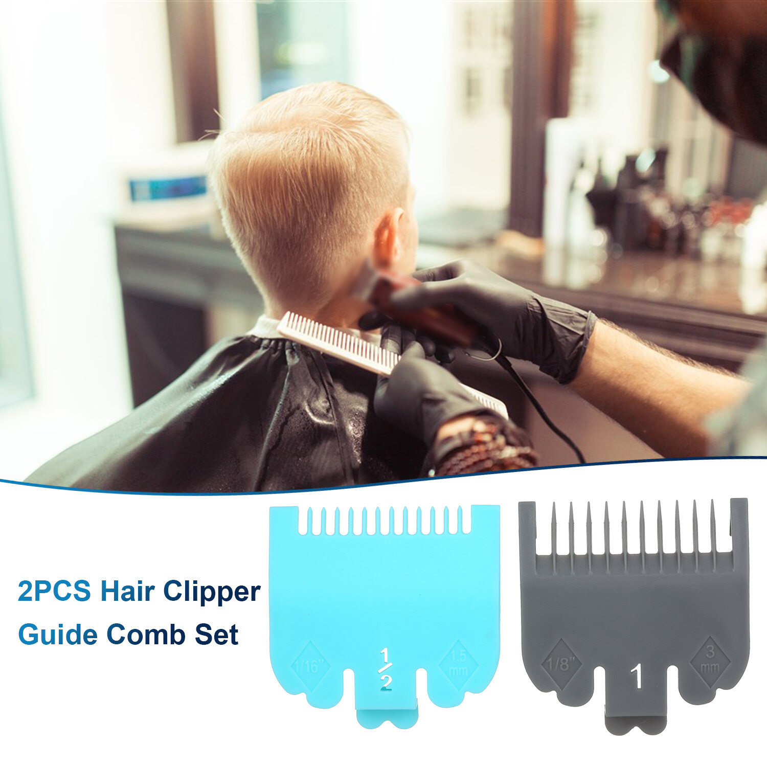 Набор из 2 направляющих гребней для машинки для стрижки волос Wahl